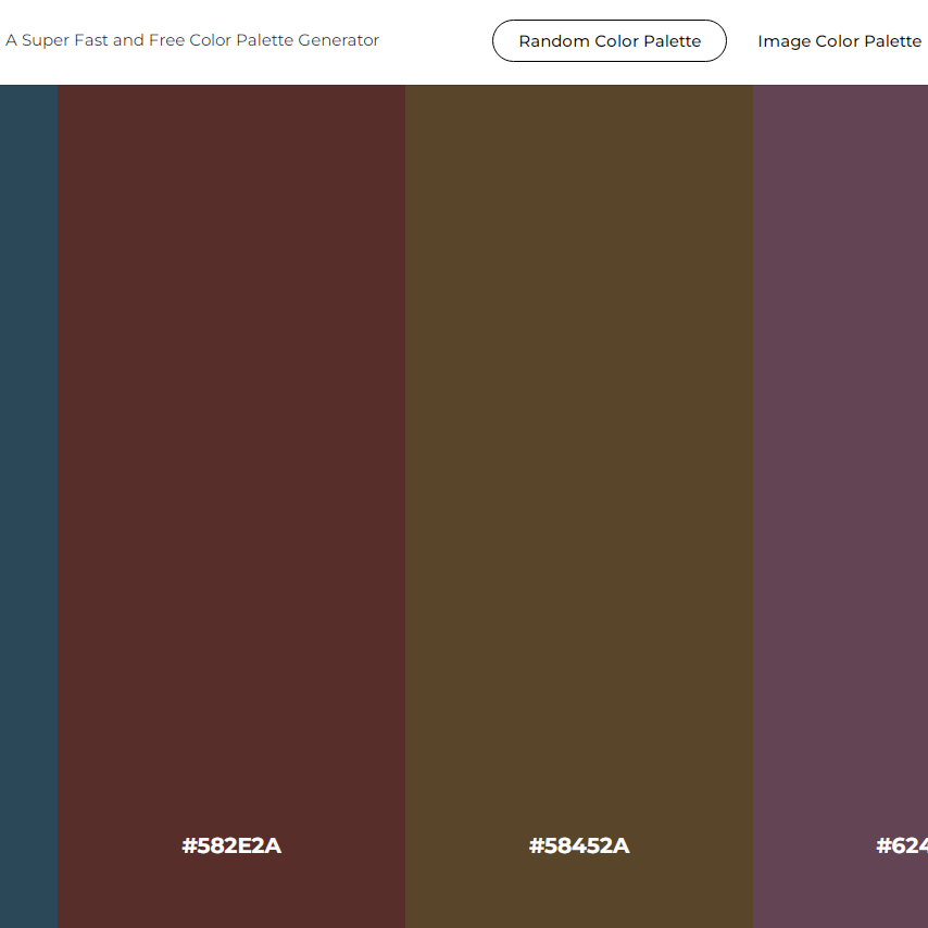 VOCSO Color Palette Generator - VOCSO Technologies Tech Stack